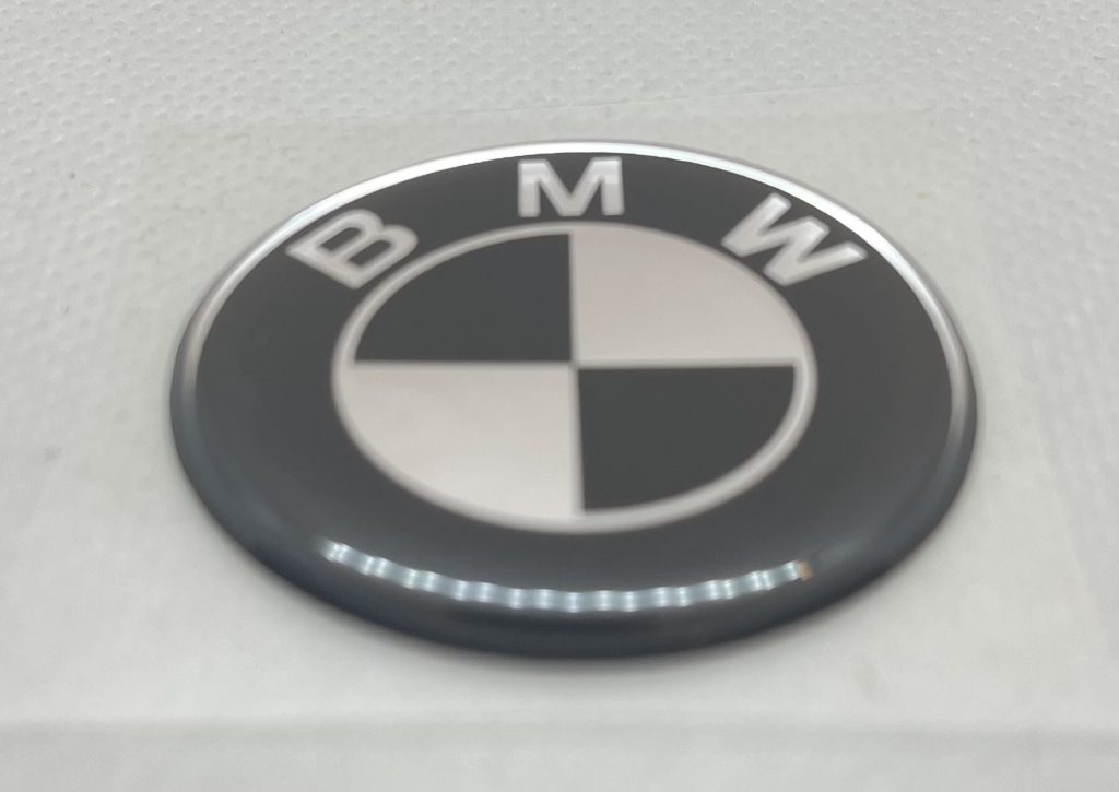 3D BMW Logo Sticker Chrome