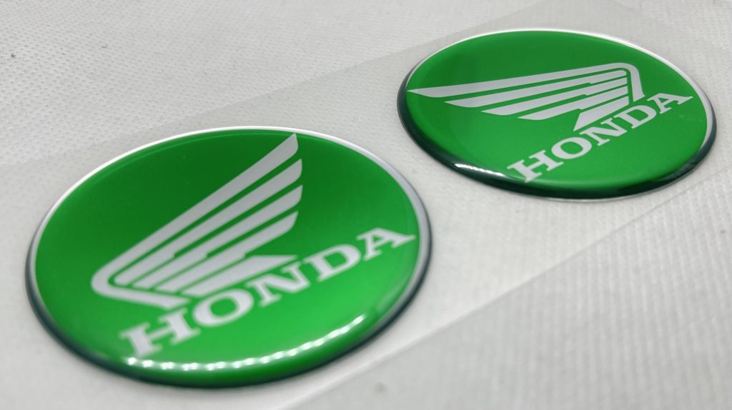 High Quality 3D Honda Wings Logo Sticker
