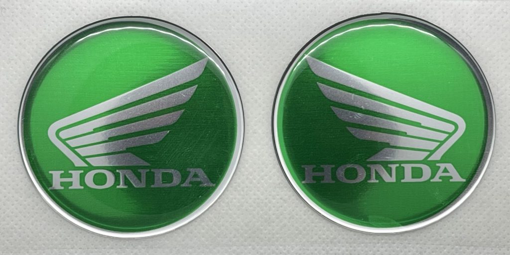High Quality 3D Honda Wings Logo Sticker