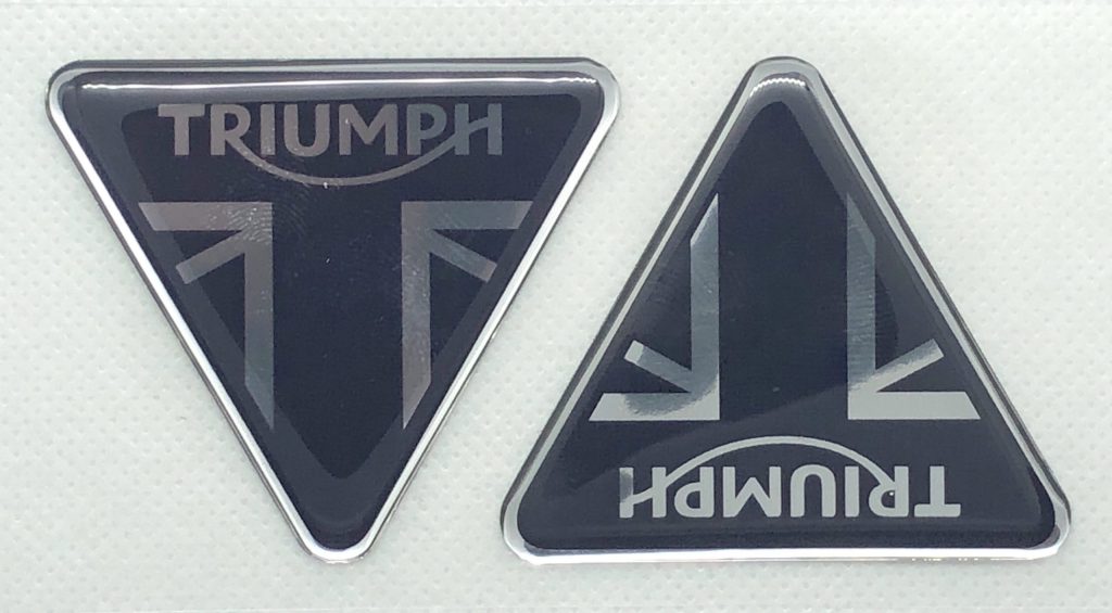High Quality 3D Triumph Logo Sticker