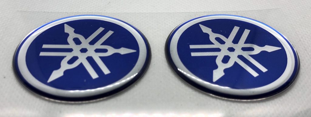 High Quality 3D Yamaha Roundal Logo Sticker