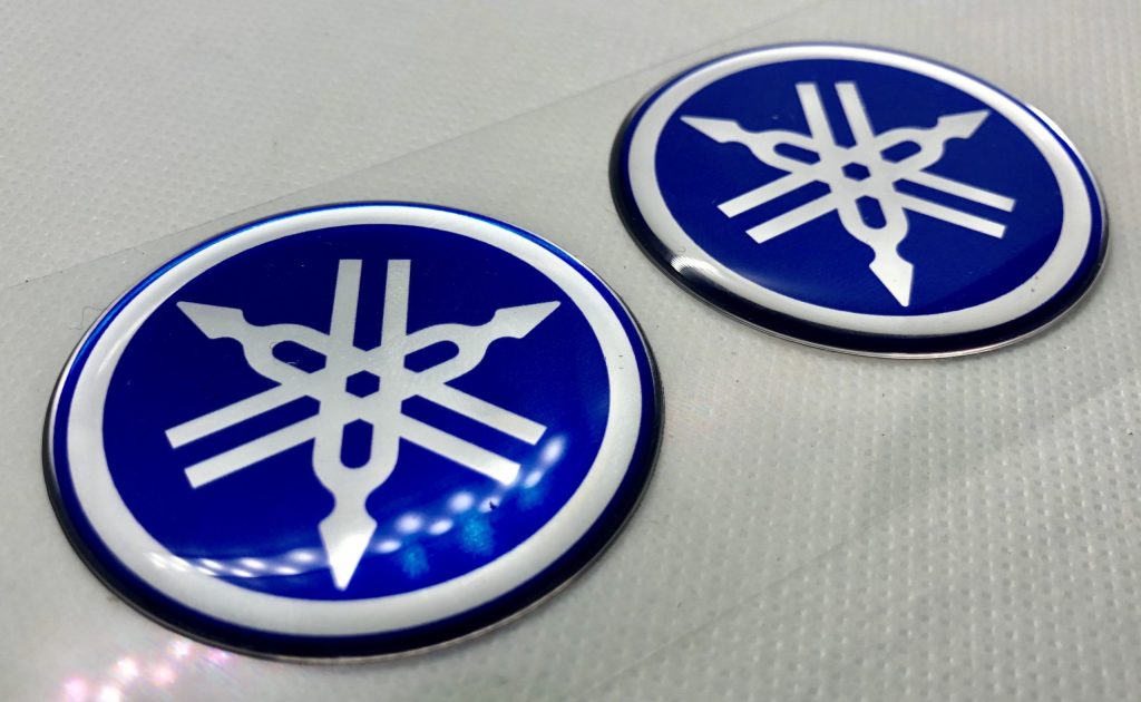High Quality 3D Yamaha Roundal Logo Sticker