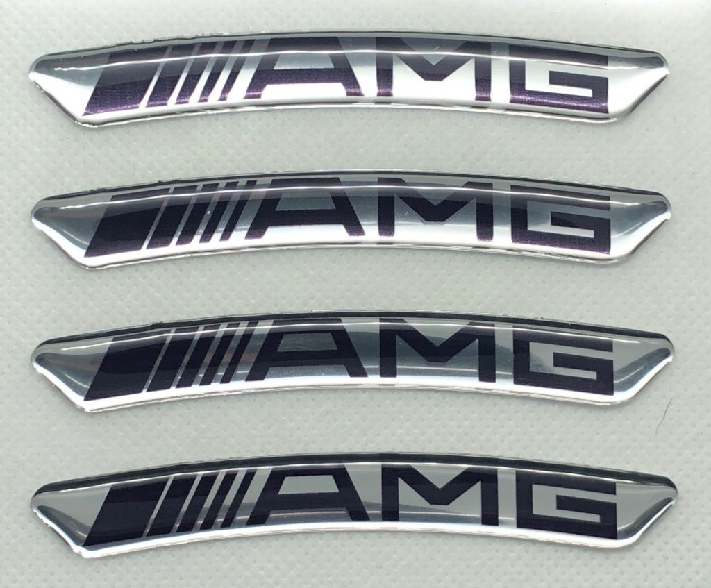 High Quality AMG Logo Sticker for 19" Rims