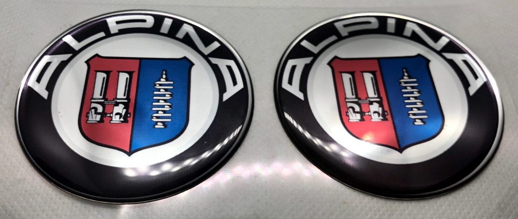 BMW Alpina emblem 3D sticker