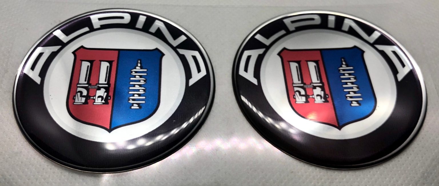 BMW Alpina emblem 3D sticker