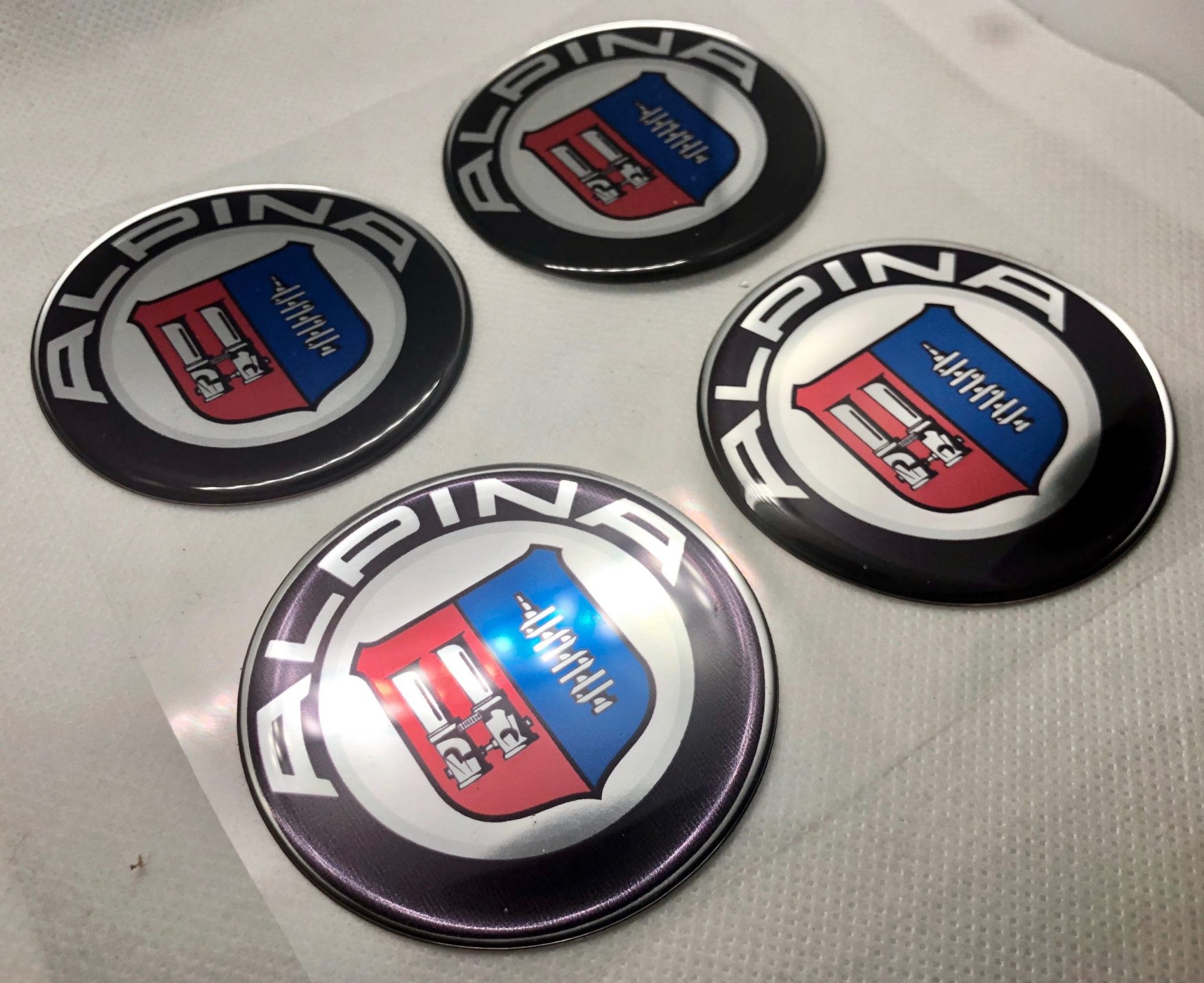 BMW Alpina emblem 3D sticker