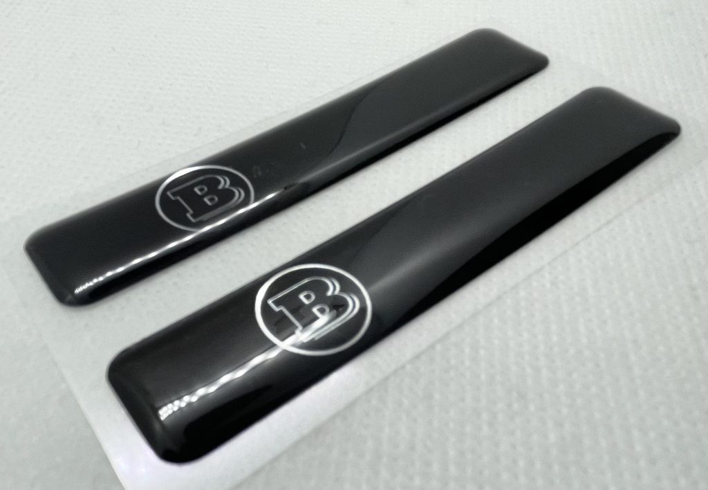 Brabus 3D Sticker - Domed Gel Logo for Mercedes-Benz | High-Quality ...