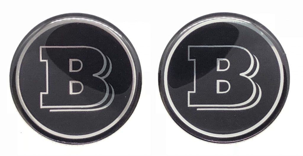 Brabus 3D Round Sticker - Domed Gel Emblem for Mercedes-Benz ...